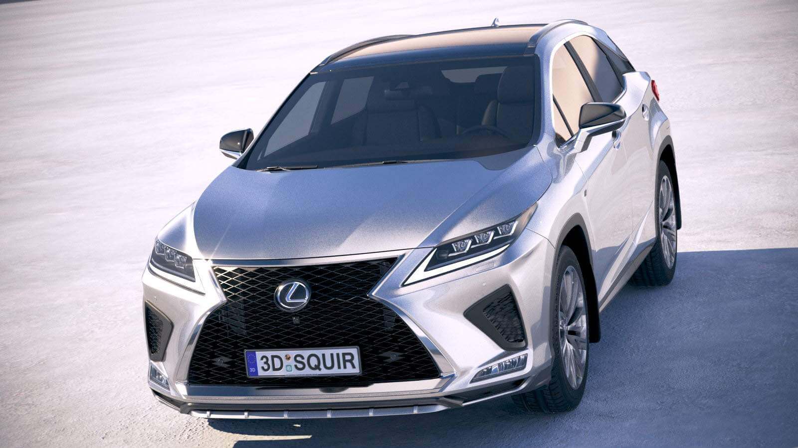 Lexus RX F-Sport 2020 3D Model by SQUIR