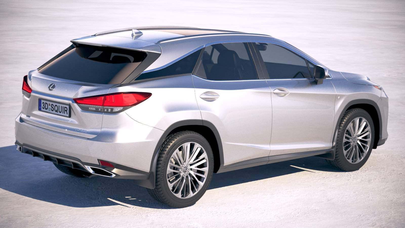 Lexus RX F-Sport 2020 3D Model by SQUIR