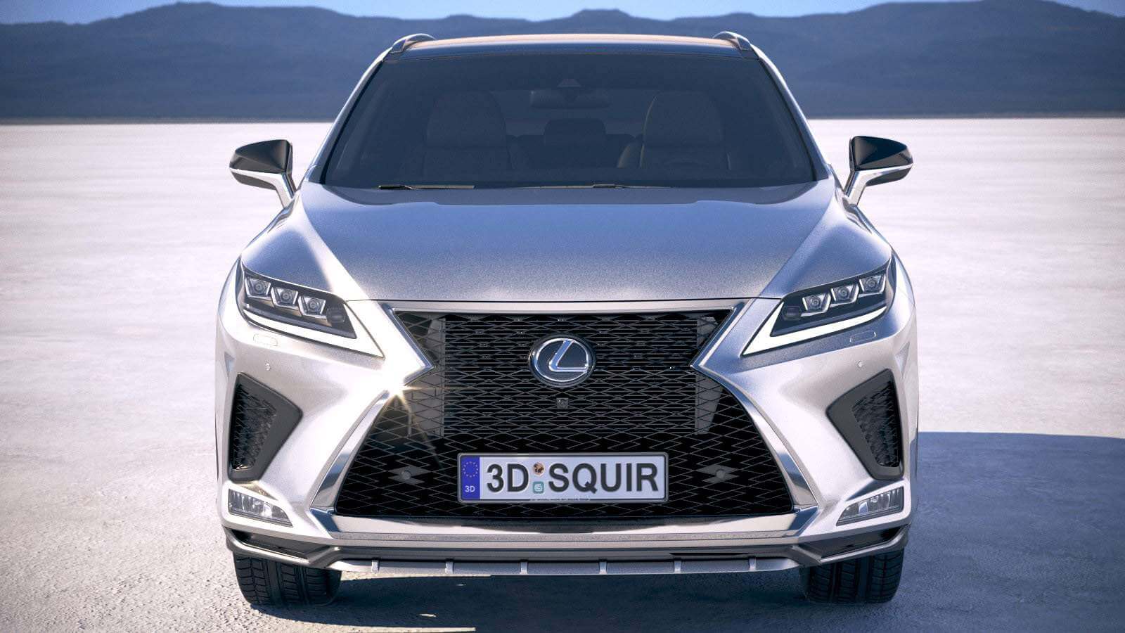 Lexus RX F-Sport 2020 3D Model by SQUIR