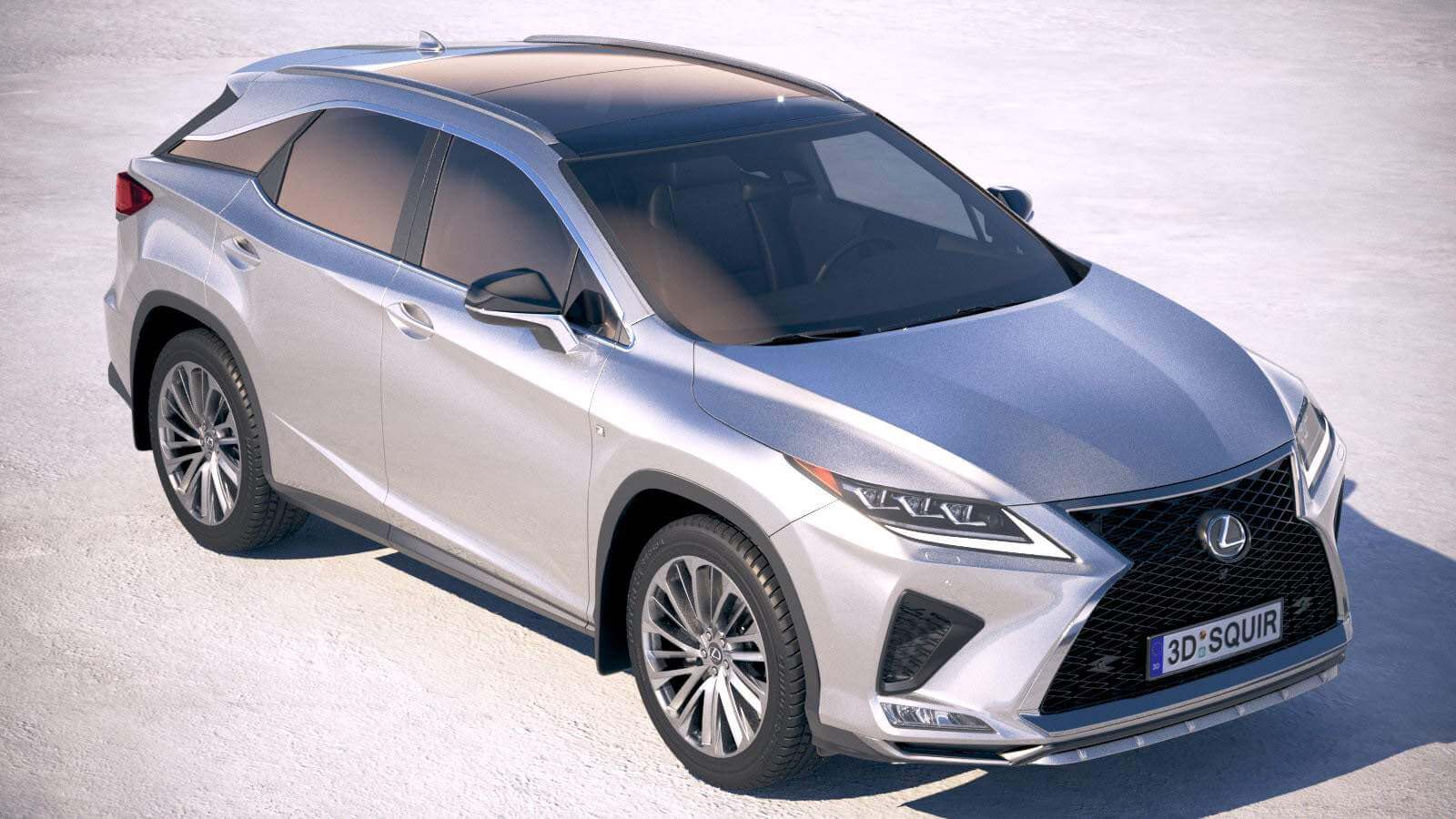 Lexus RX F-Sport 2020 3D Model by SQUIR