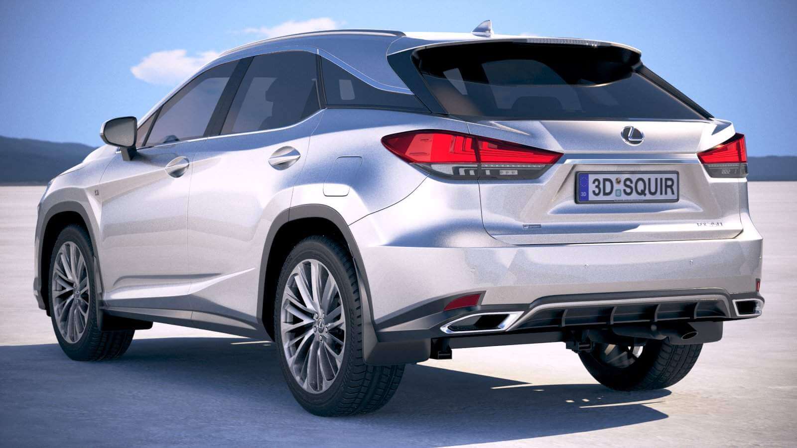 Lexus RX F-Sport 2020 3D Model by SQUIR