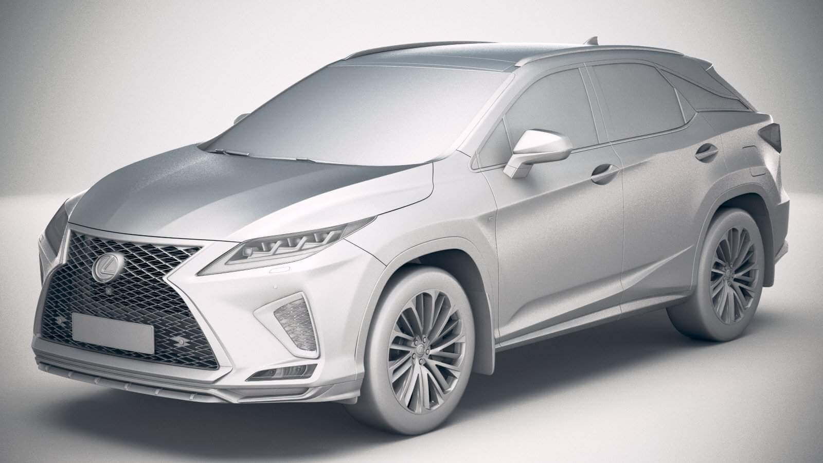 Lexus RX F-Sport 2020 3D Model by SQUIR