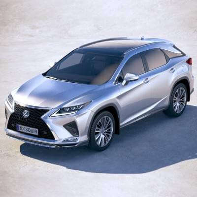 Lexus RX F-Sport 2020 3D Model by SQUIR