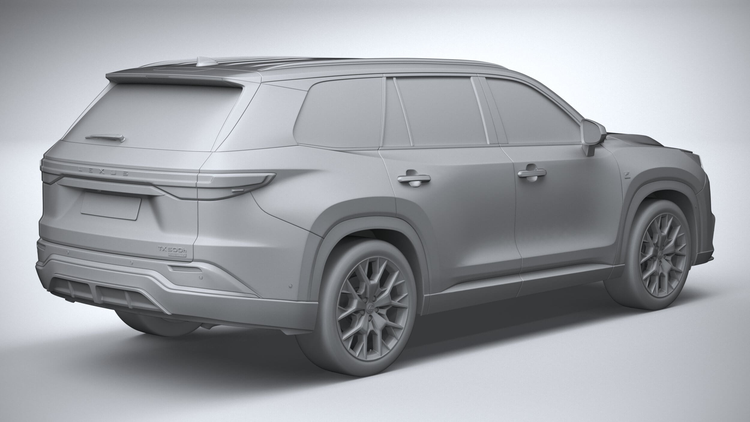 Lexus TX 500H 2024 - 3D Model by SQUIR