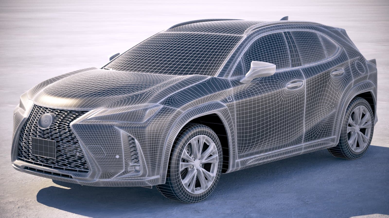 Lexus UX 2019 - 3D Model by SQUIR