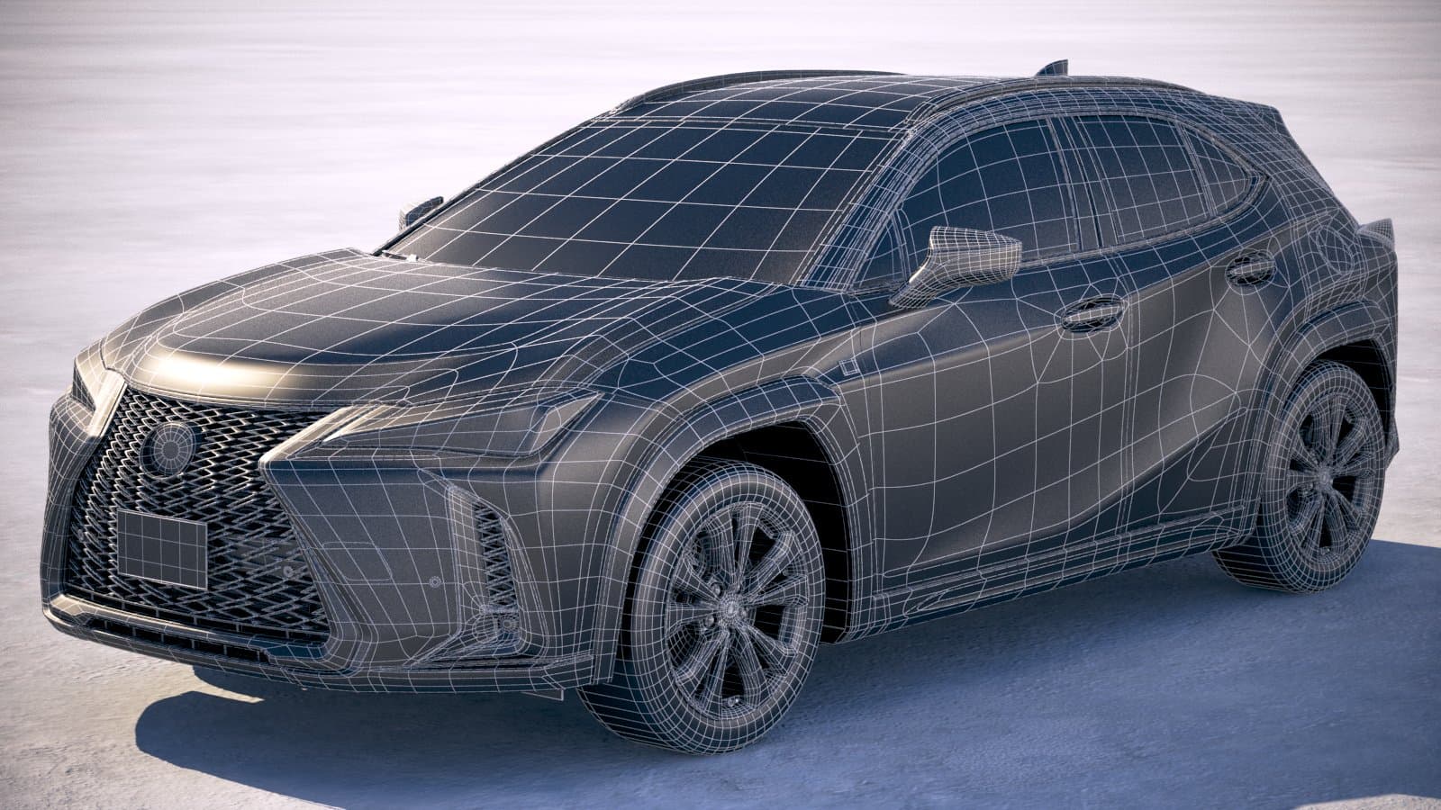 Lexus UX 2019 - 3D Model by SQUIR