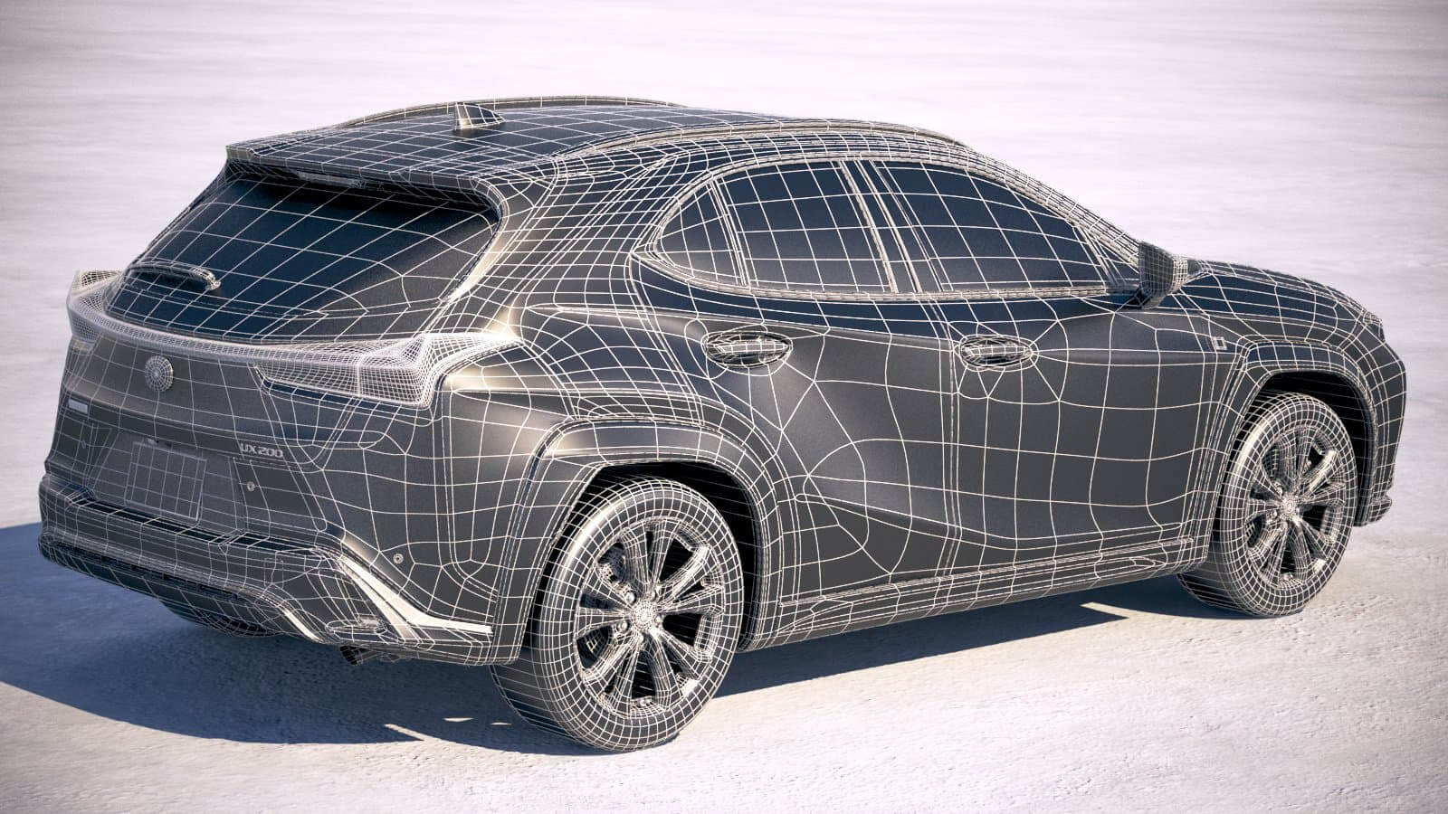 Lexus UX 2019 - 3D Model by SQUIR