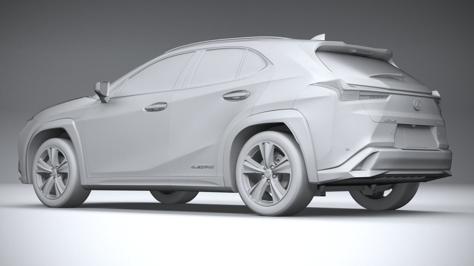 Lexus UX 300e 2021 - 3D Model by SQUIR