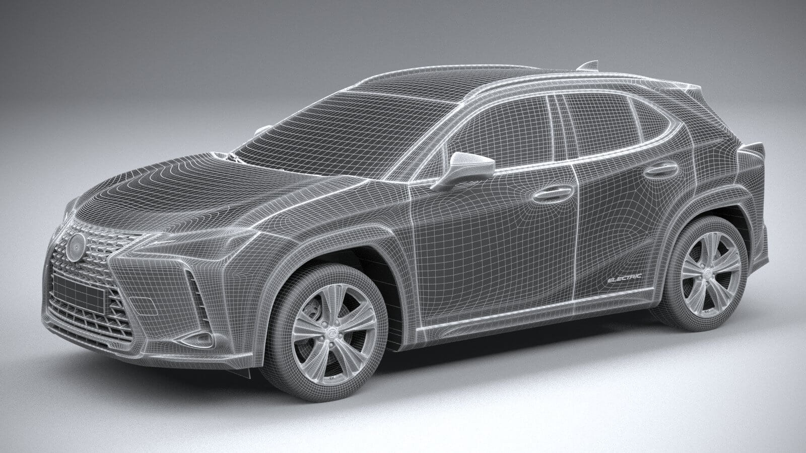 Lexus UX 300e 2021 - 3D Model by SQUIR