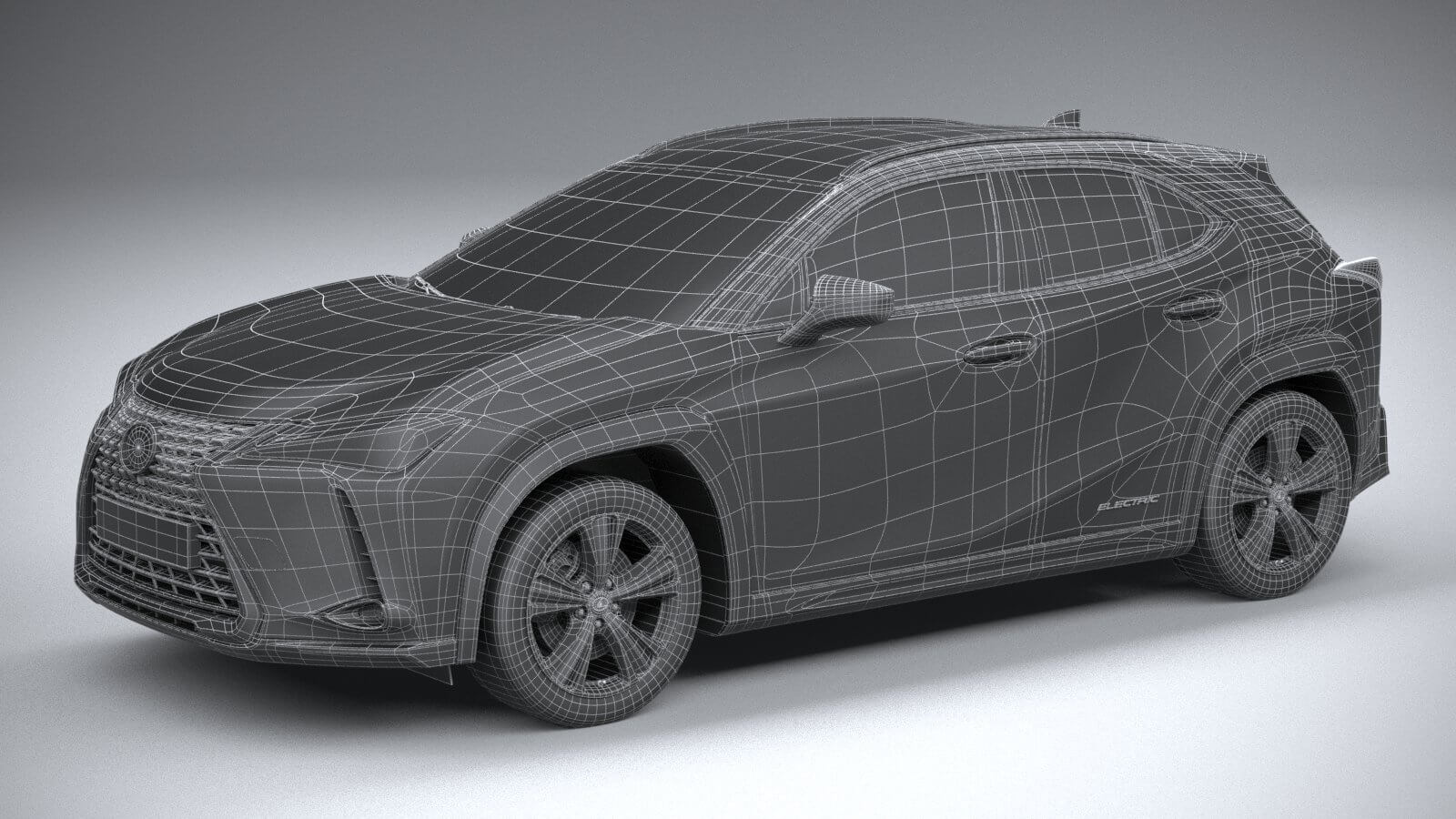 Lexus UX 300e 2021 - 3D Model by SQUIR