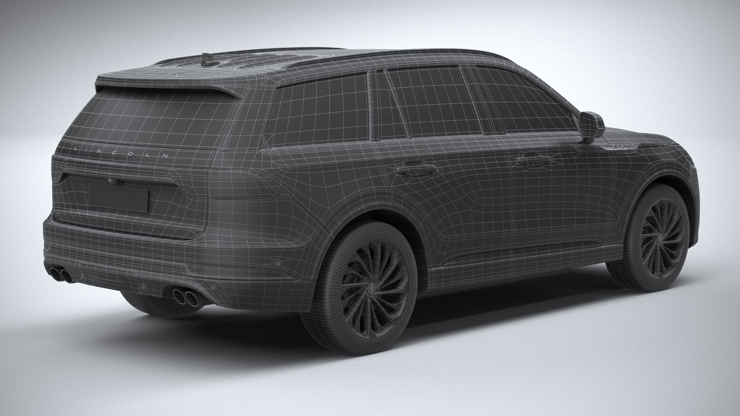 Lincoln Aviator 2025 - 3D Model by SQUIR