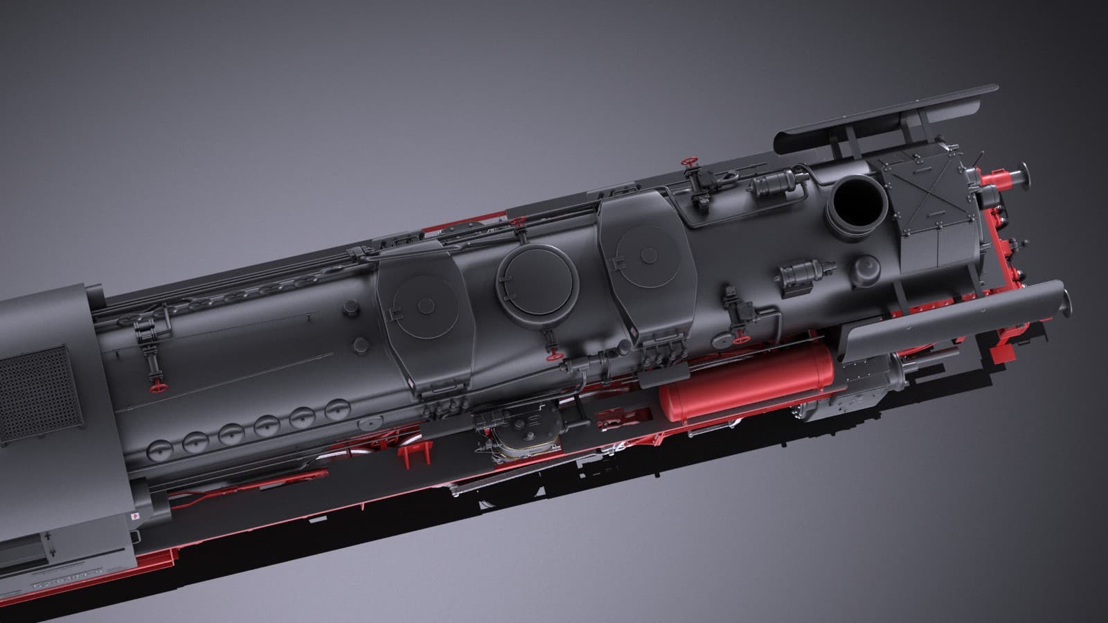 Locomotive BR 52 Steam Train - 3D Model by SQUIR