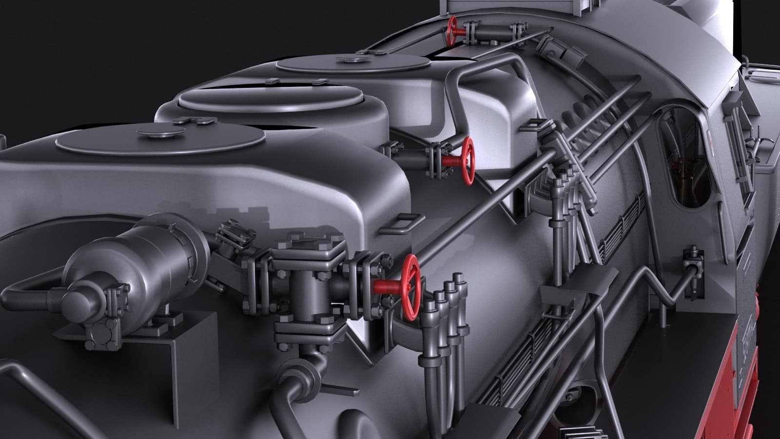 Locomotive BR 52 Steam Train - 3D Model by SQUIR