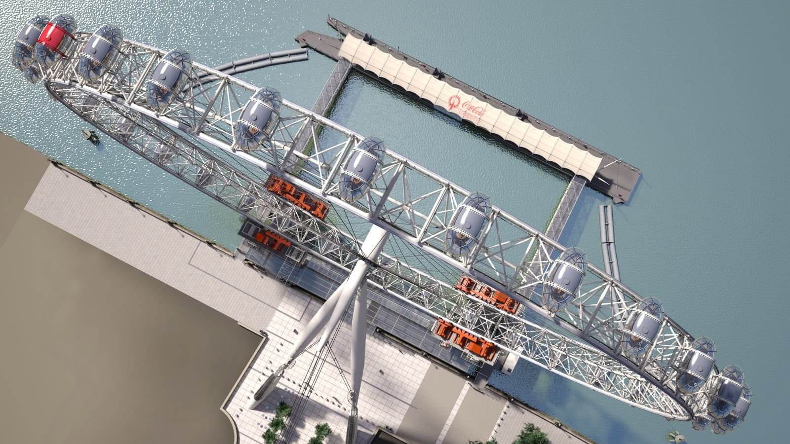 London Eye - 3D Model by SQUIR