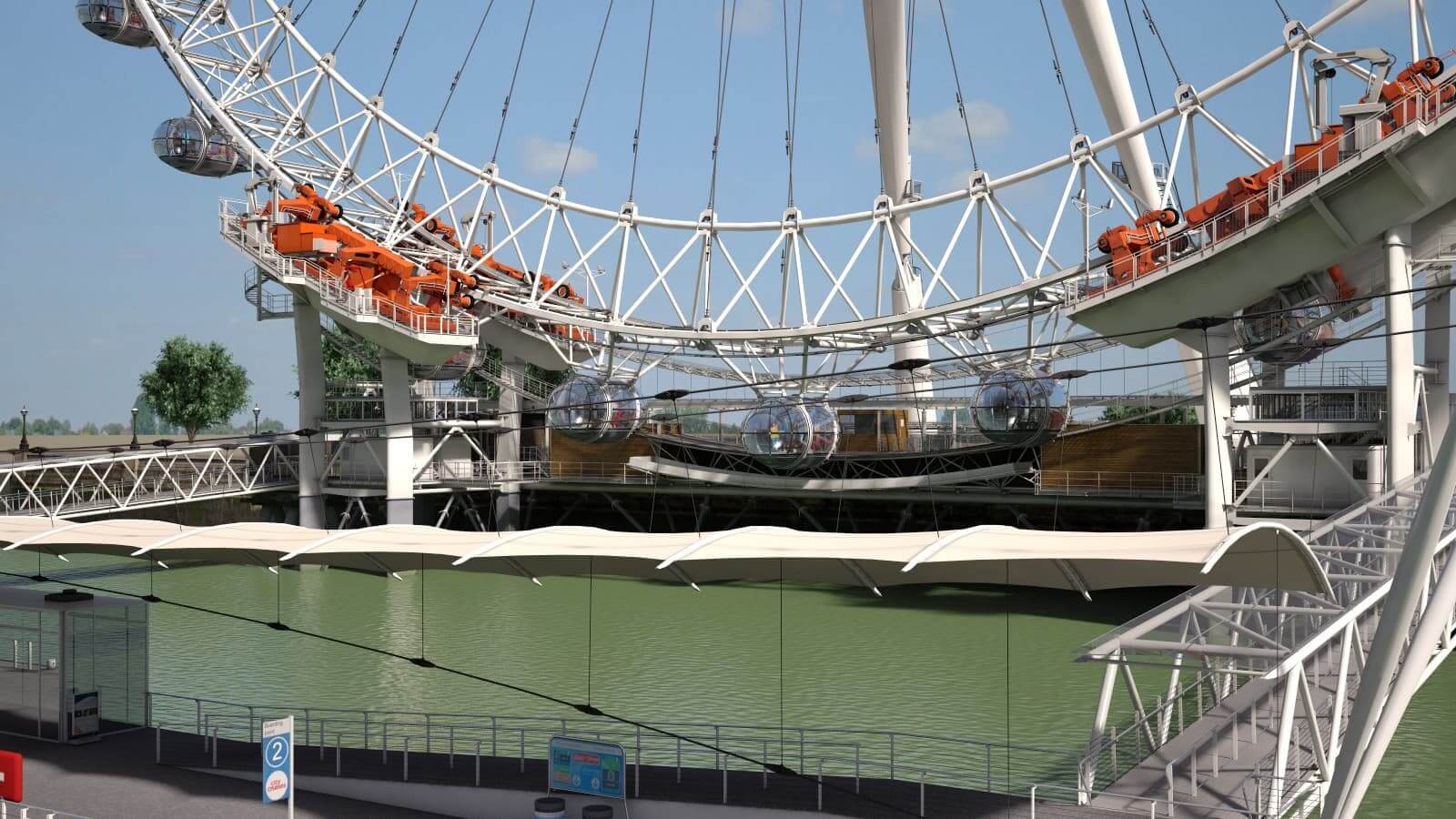 London Eye - 3D Model by SQUIR