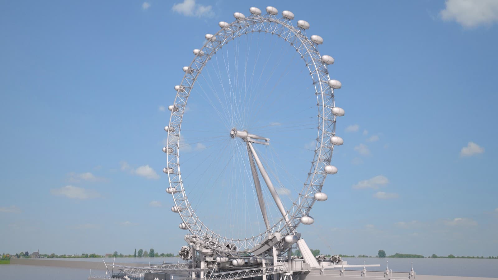 London Eye - 3D Model by SQUIR