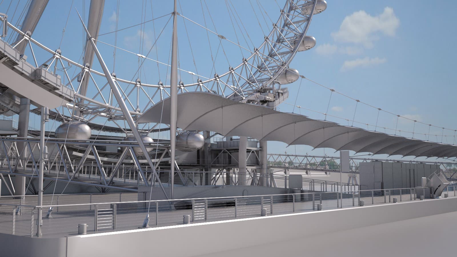 London Eye - 3D Model by SQUIR