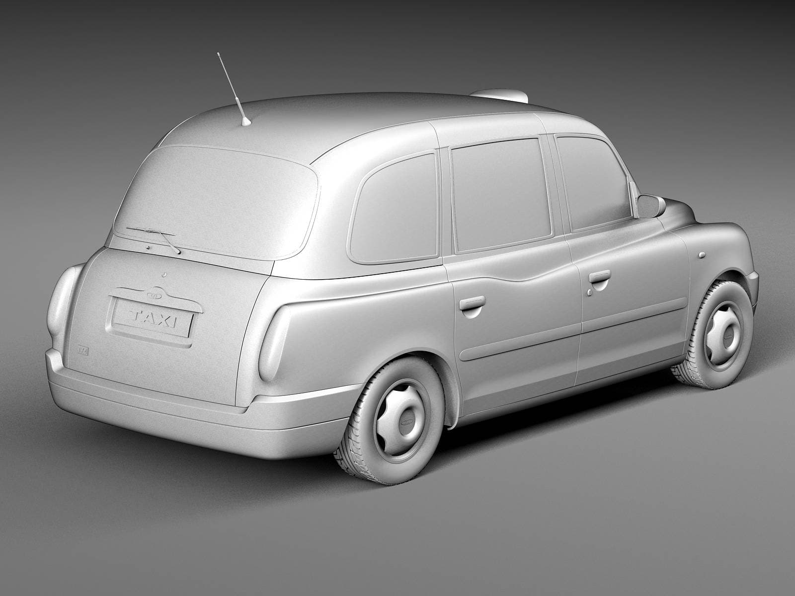 London Taxi TX4 - 3D Model by SQUIR
