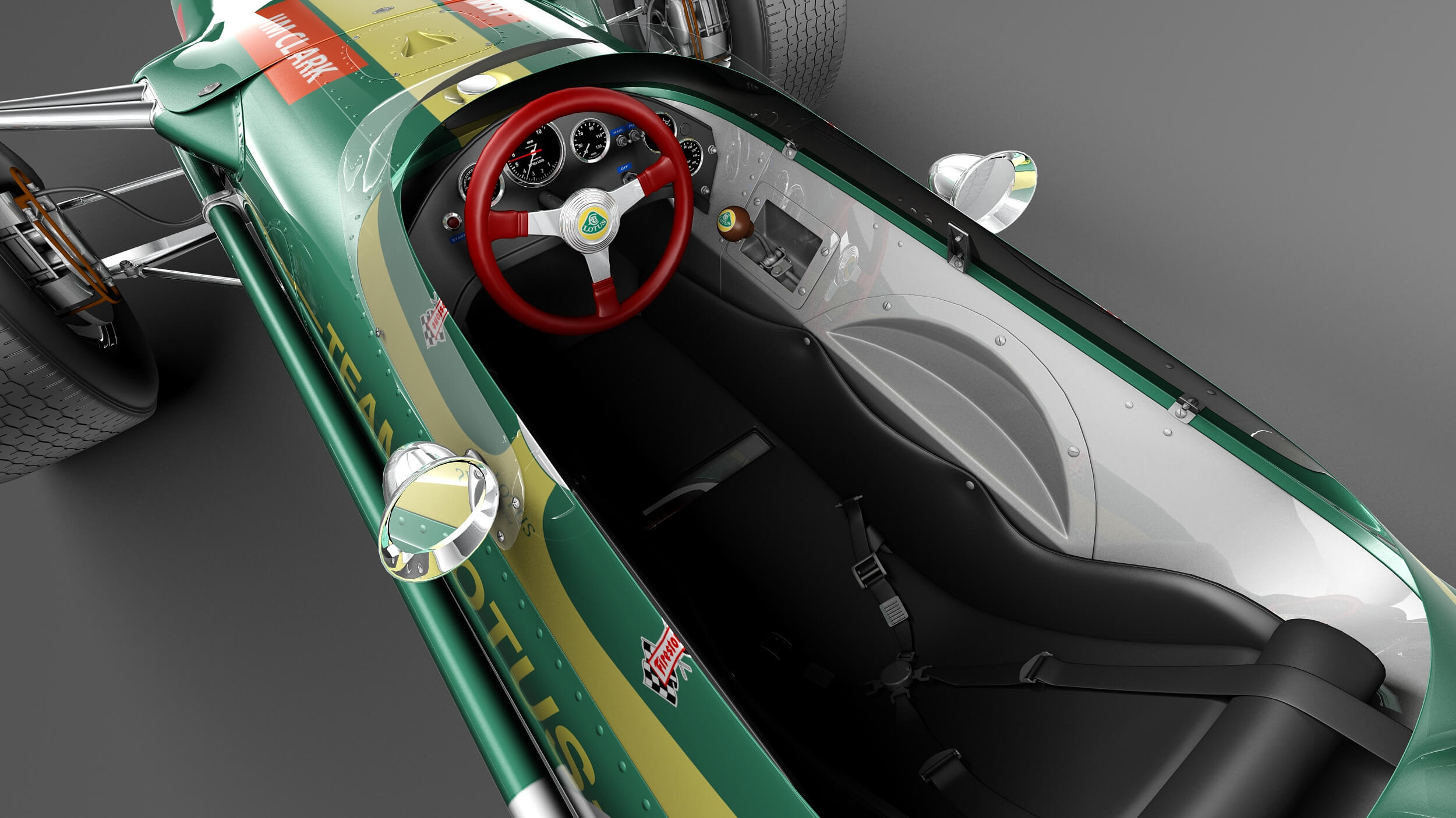 Lotus 49 1967-1970 3D Model by SQUIR
