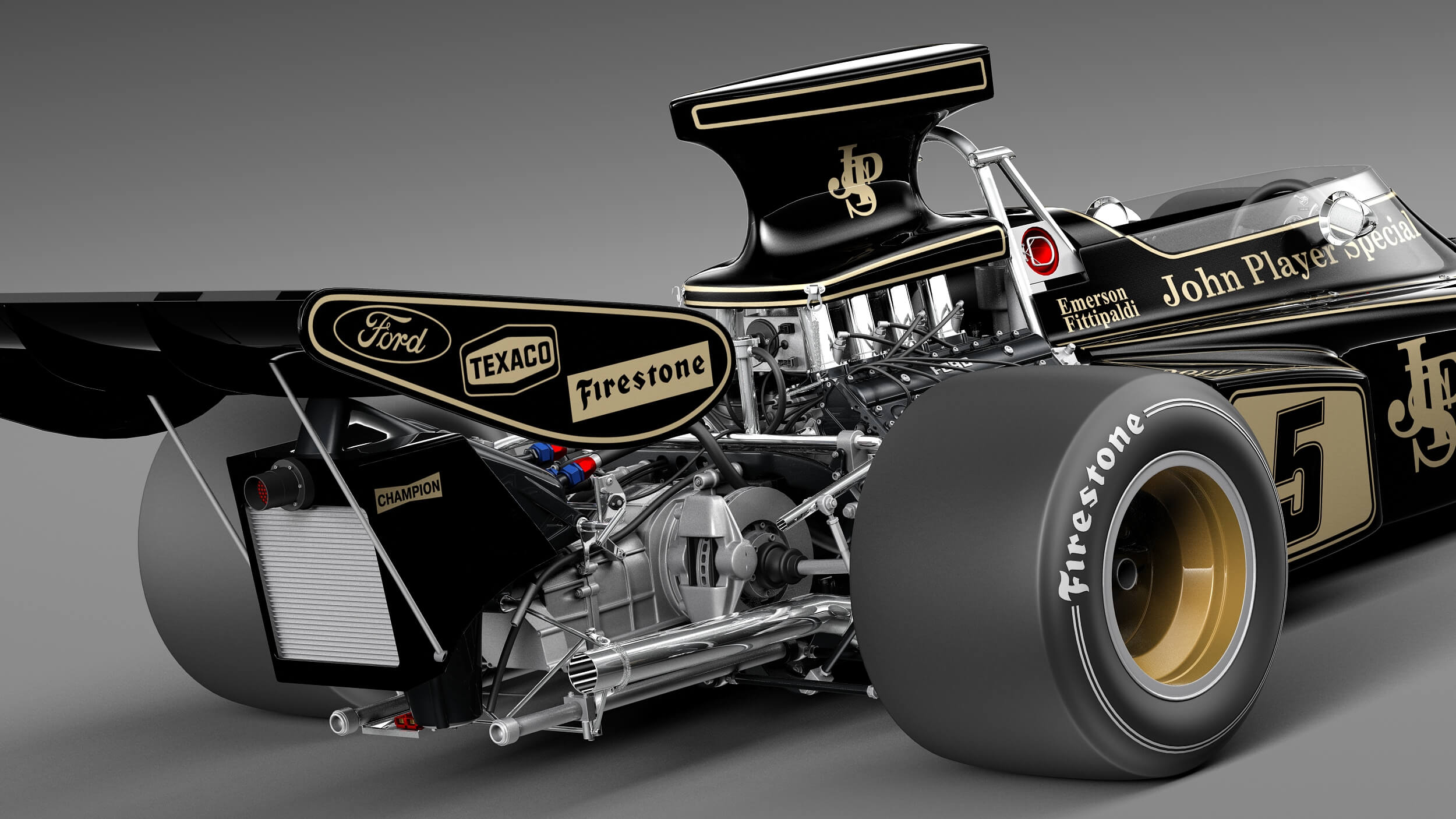 Lotus 72D John Player Special 1970-1975199 3D Model by SQUIR