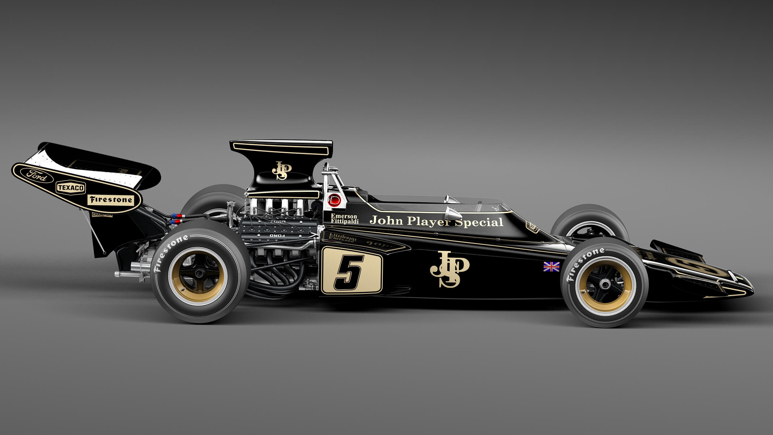 Lotus 72D John Player Special 1970-1975199 3D Model by SQUIR