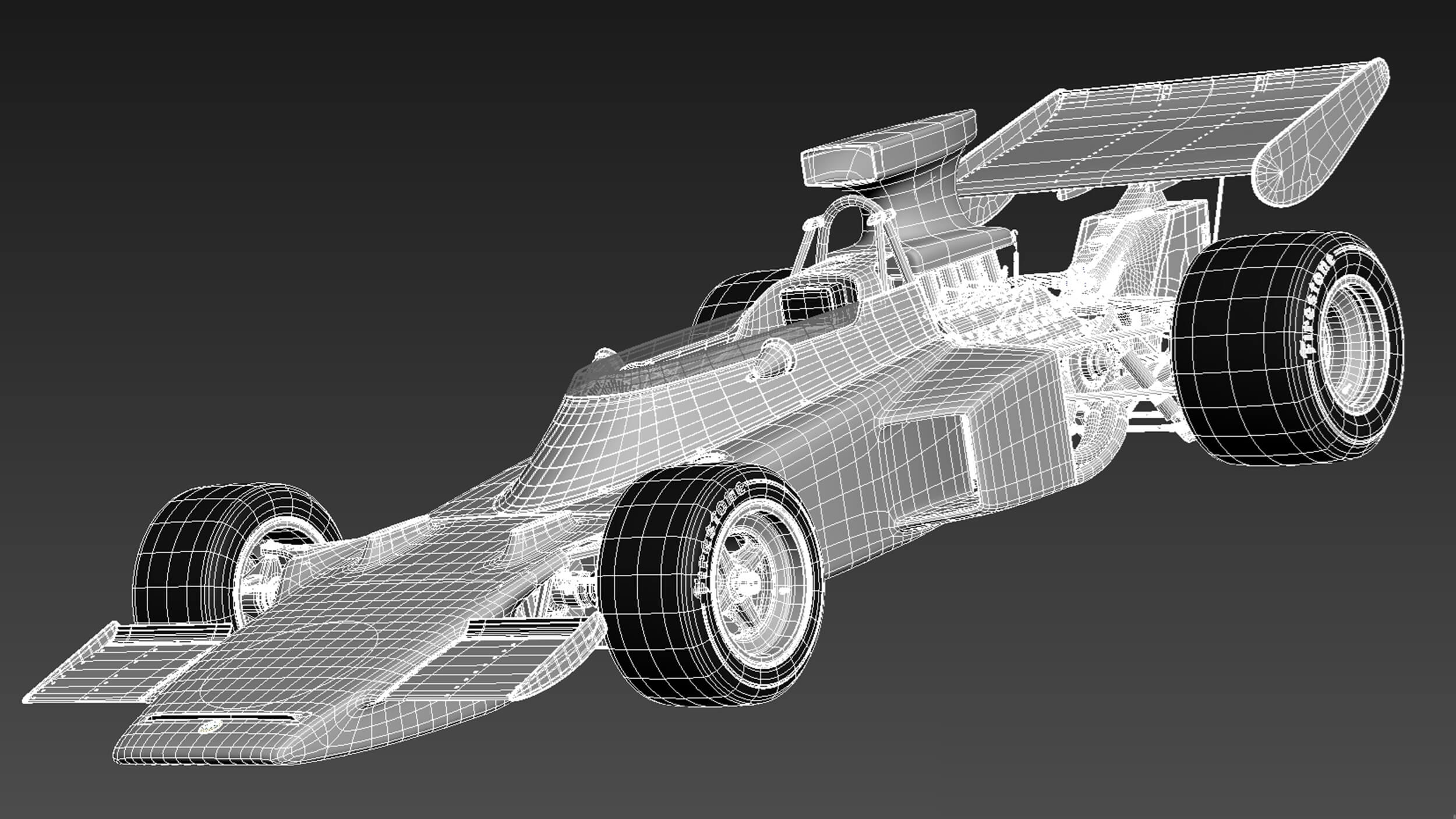 Lotus 72D John Player Special 1970-1975199 3D Model by SQUIR