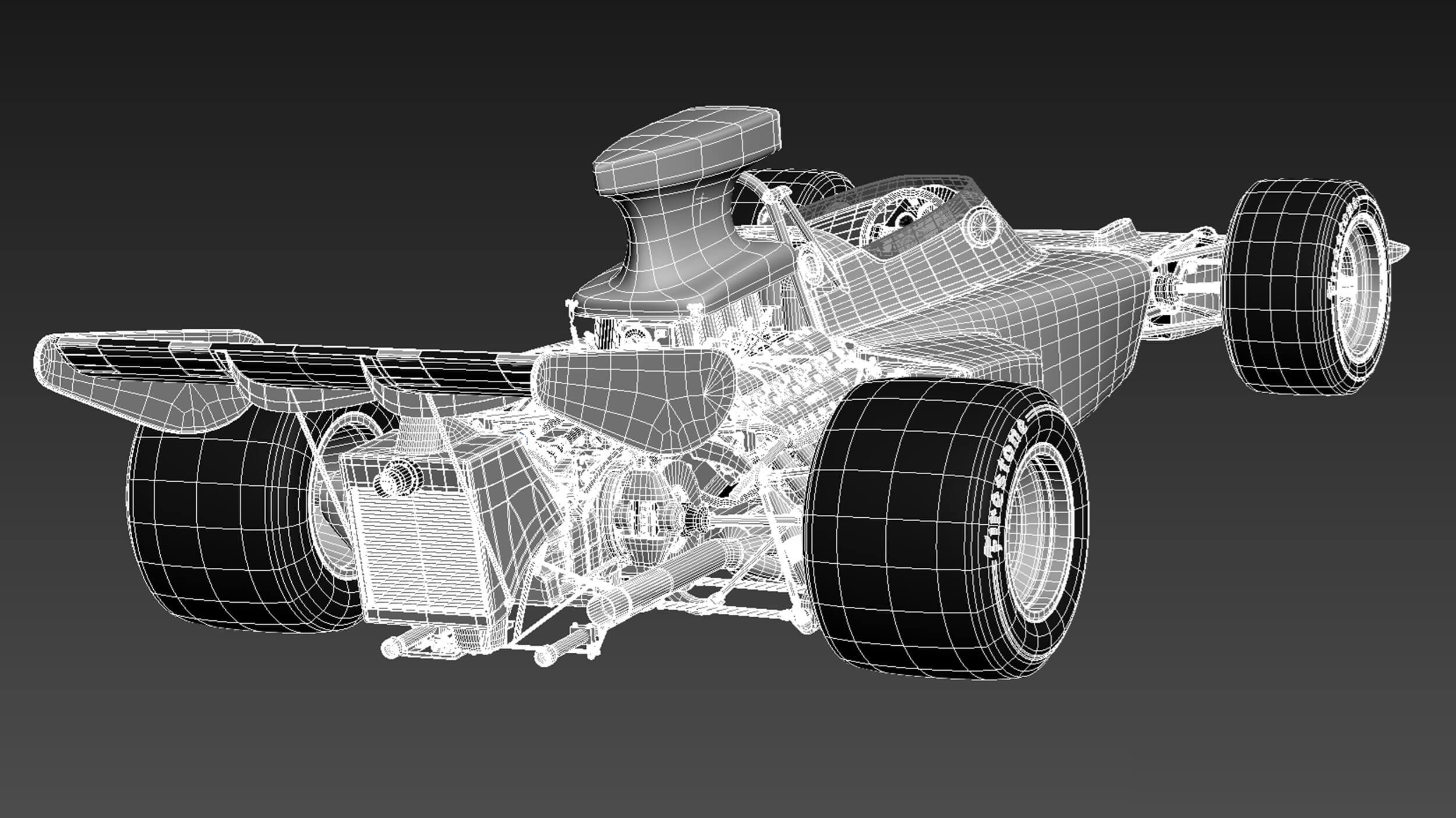 Lotus 72D John Player Special 1970-1975199 3D Model by SQUIR