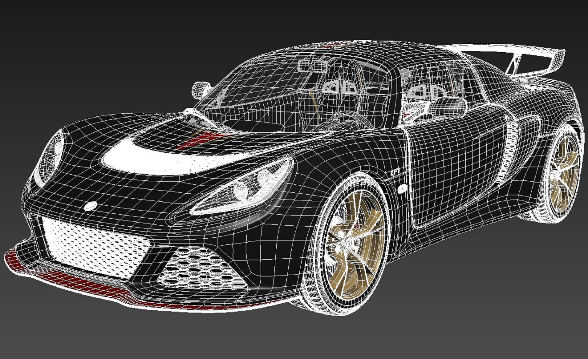 Lotus Exige LF1 2014 - 3D Model by SQUIR