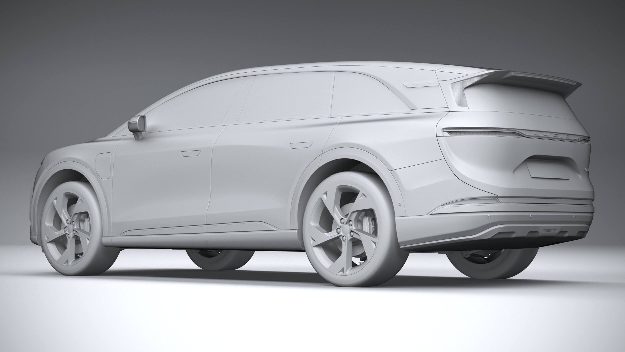 Lucid Gravity 2025 - 3D Model by SQUIR