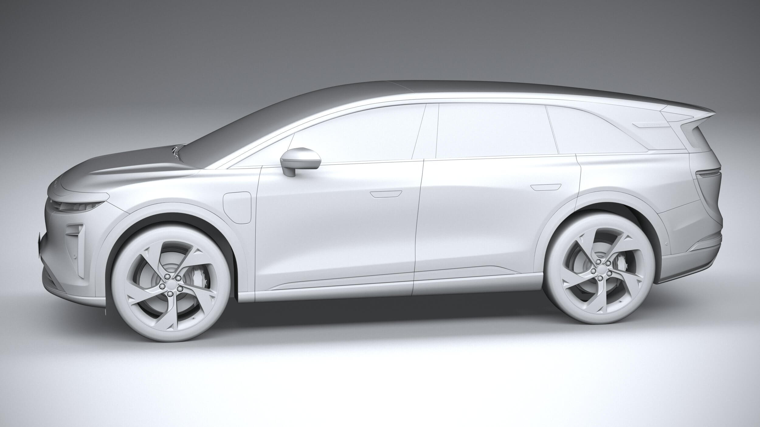 Lucid Gravity 2025 - 3D Model by SQUIR