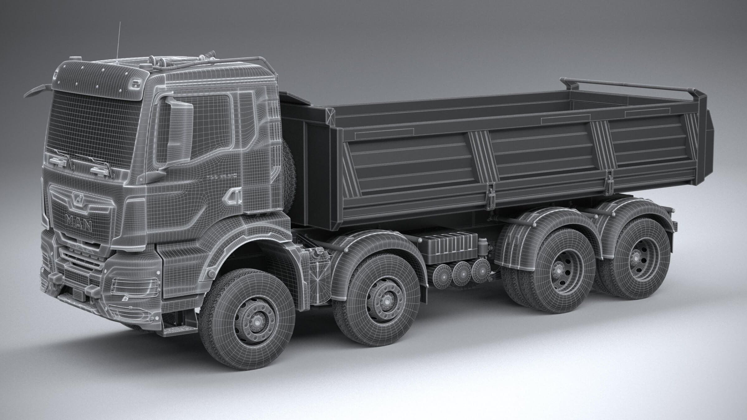 Man TGS 2021 - 3D Model by SQUIR