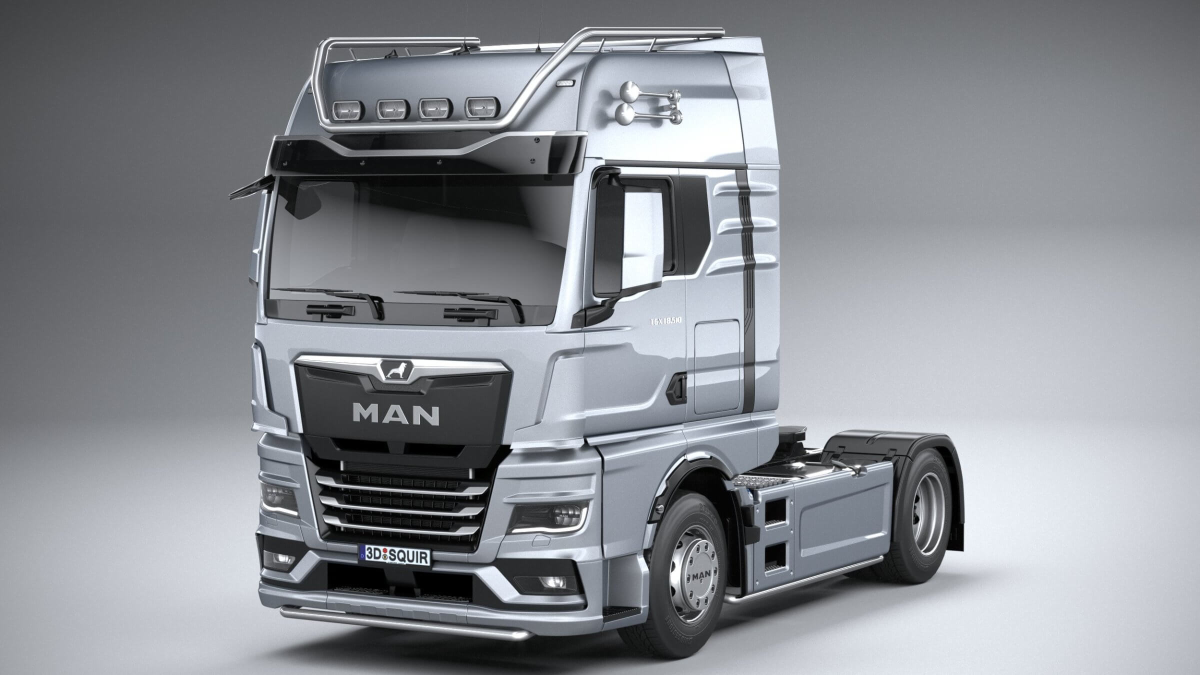 Man TGX 2021 - 3D Model by SQUIR