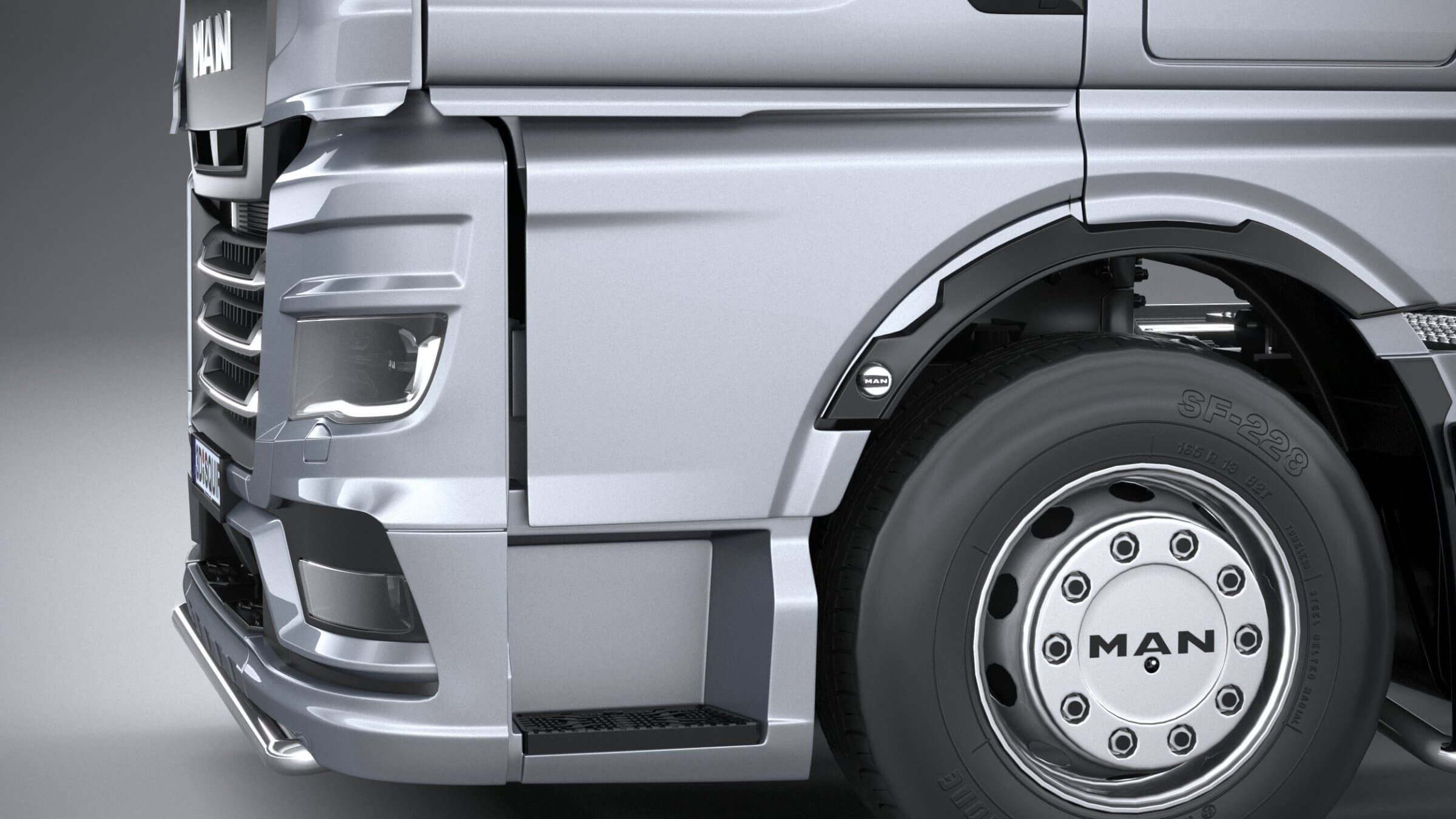 Man TGX 2021 - 3D Model by SQUIR