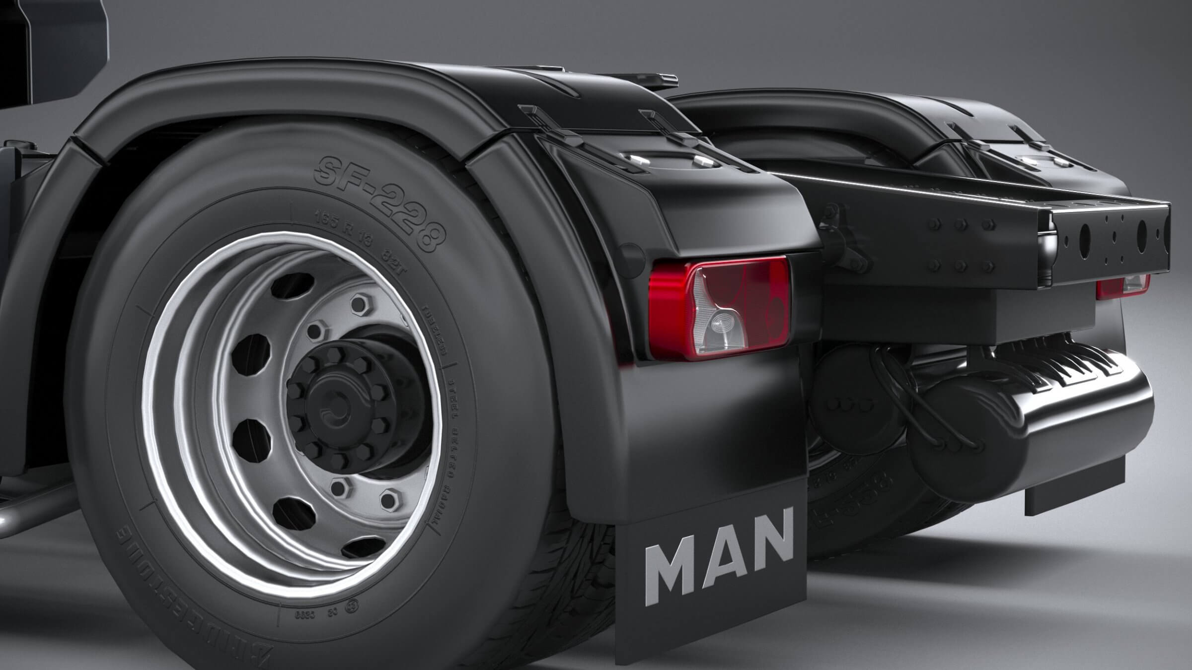 Man TGX 2021 - 3D Model by SQUIR