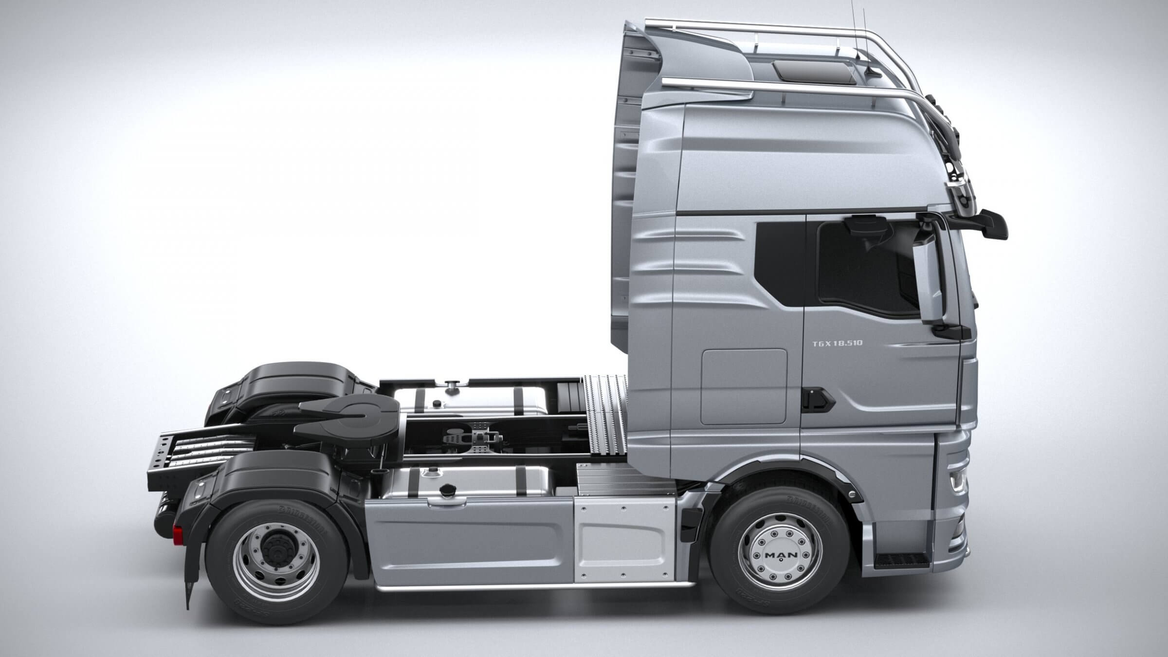 Man TGX 2021 - 3D Model by SQUIR
