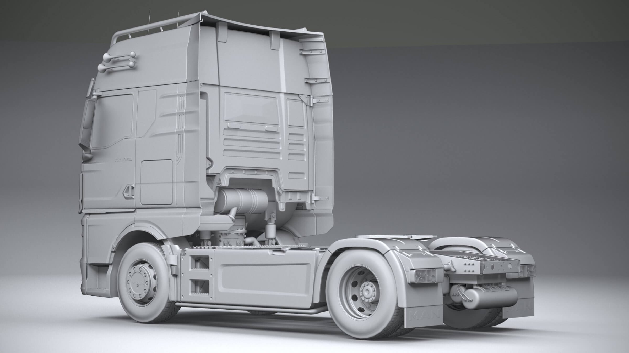 Man TGX 2021 - 3D Model by SQUIR