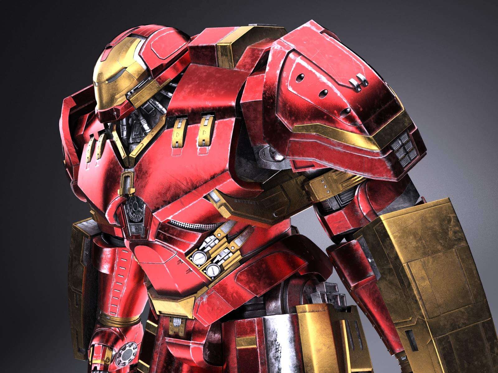 Marvel Iron Man Hulkbuster - 3D Model by SQUIR