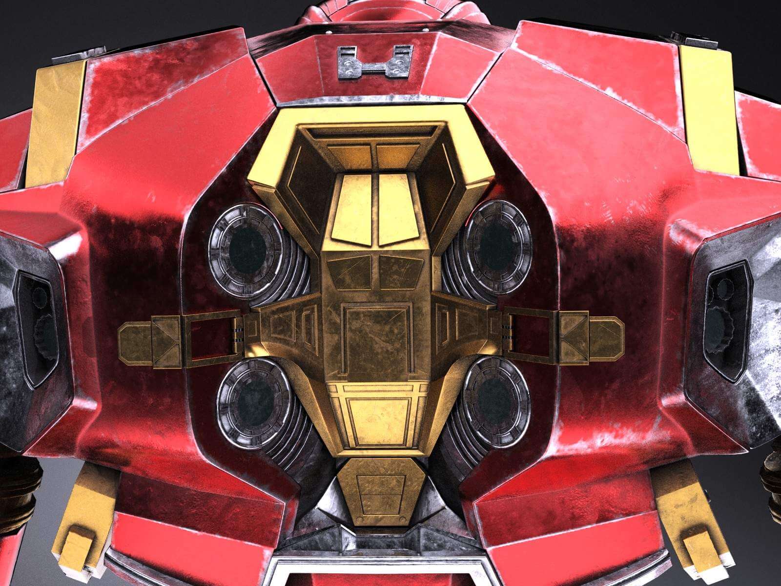 Marvel Iron Man Hulkbuster - 3D Model by SQUIR