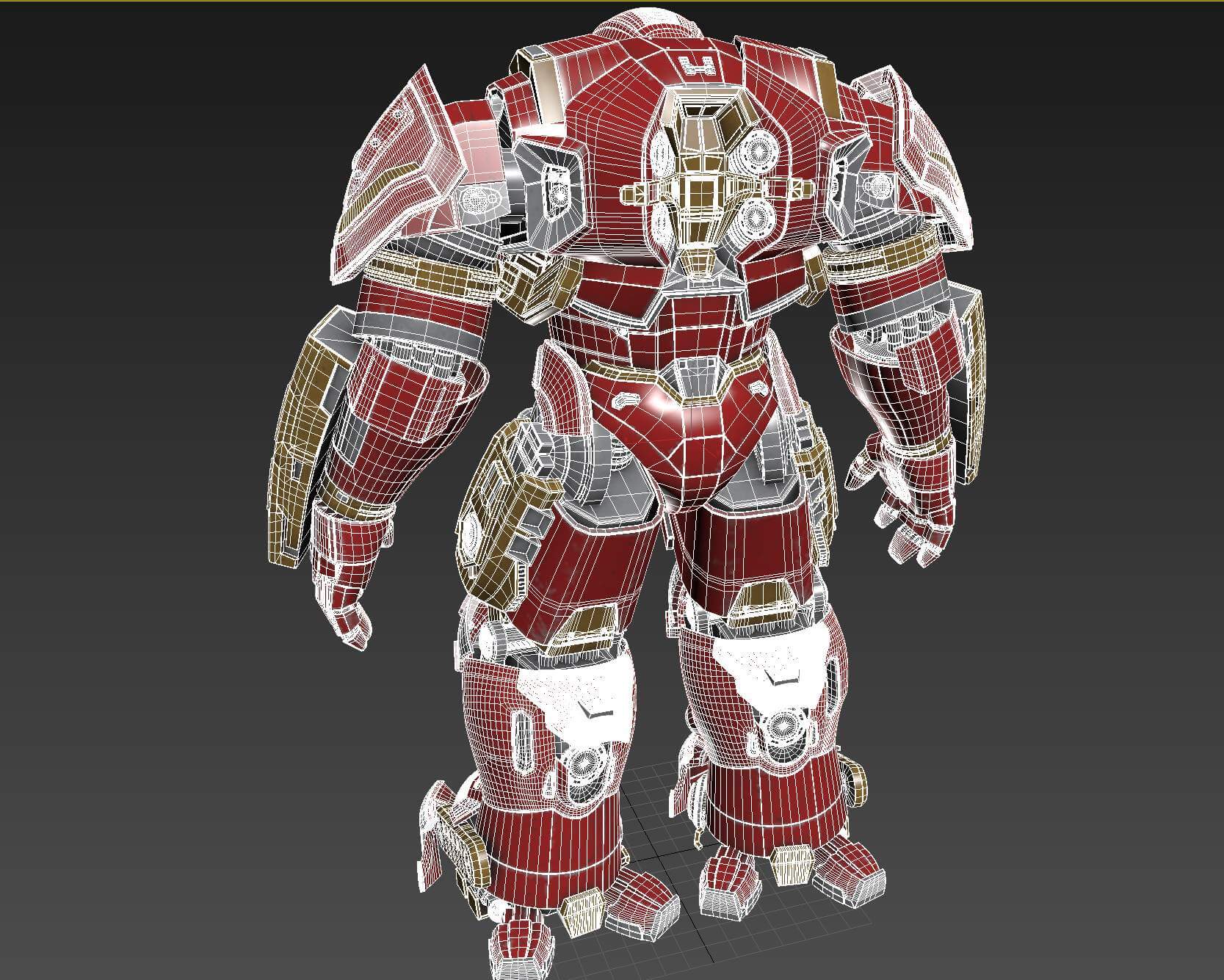 Marvel Iron Man Hulkbuster - 3D Model by SQUIR