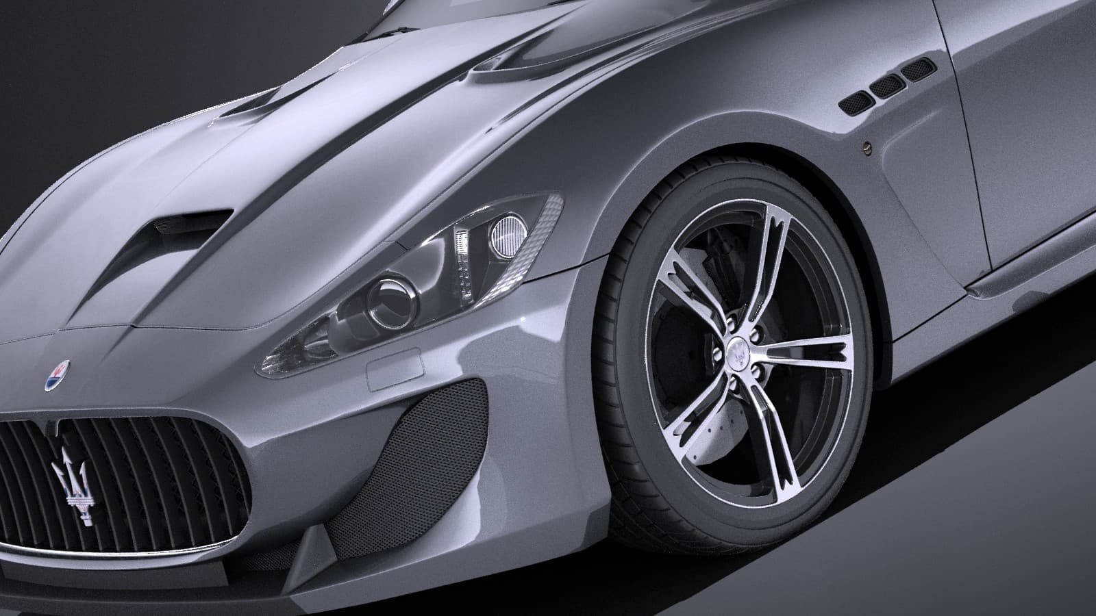 Maserati GranTurismo MC Stradale 2016 (V-Ray) 3D Model by SQUIR