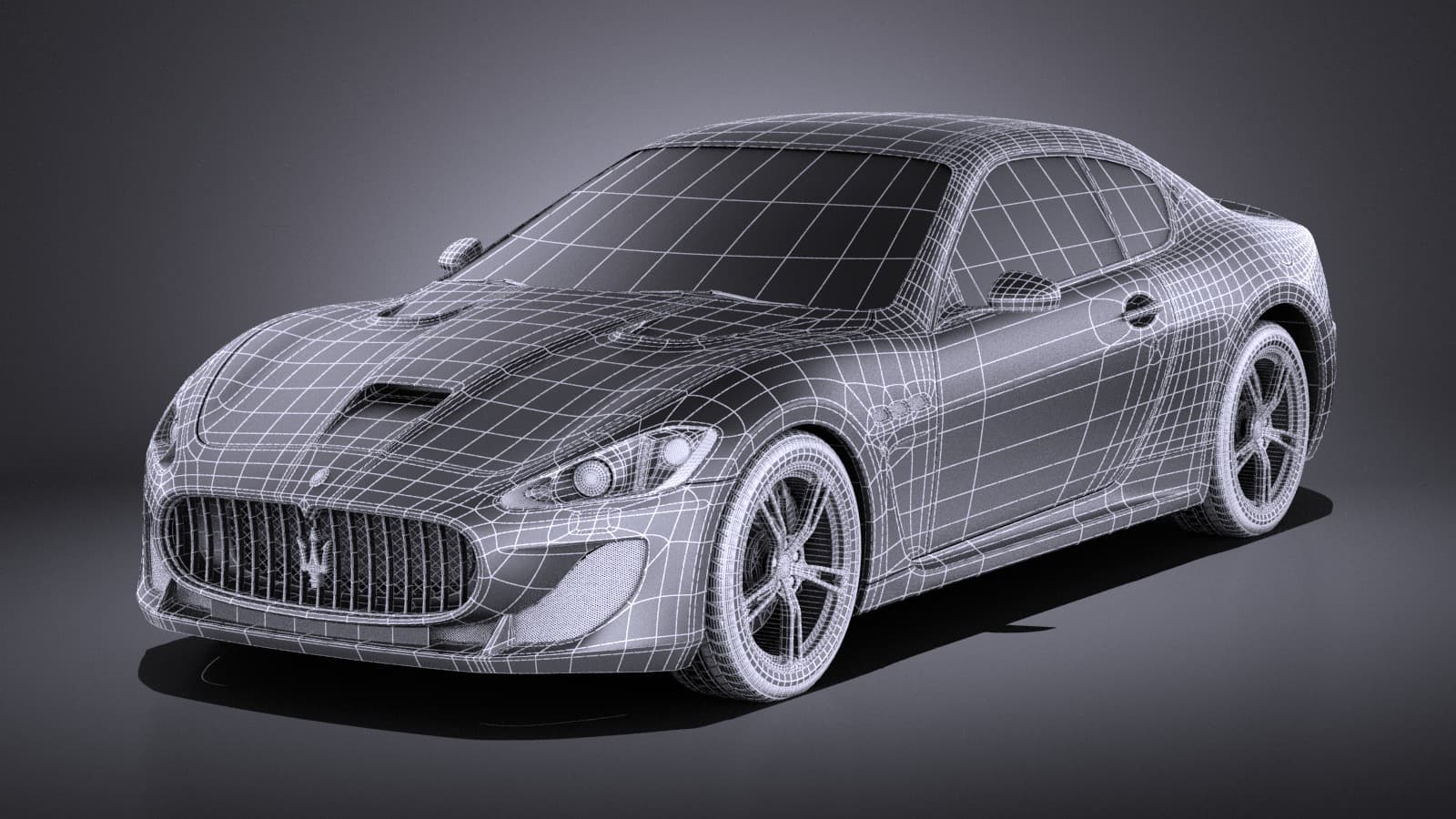 Maserati GranTurismo MC Stradale 2016 (V-Ray) 3D Model by SQUIR