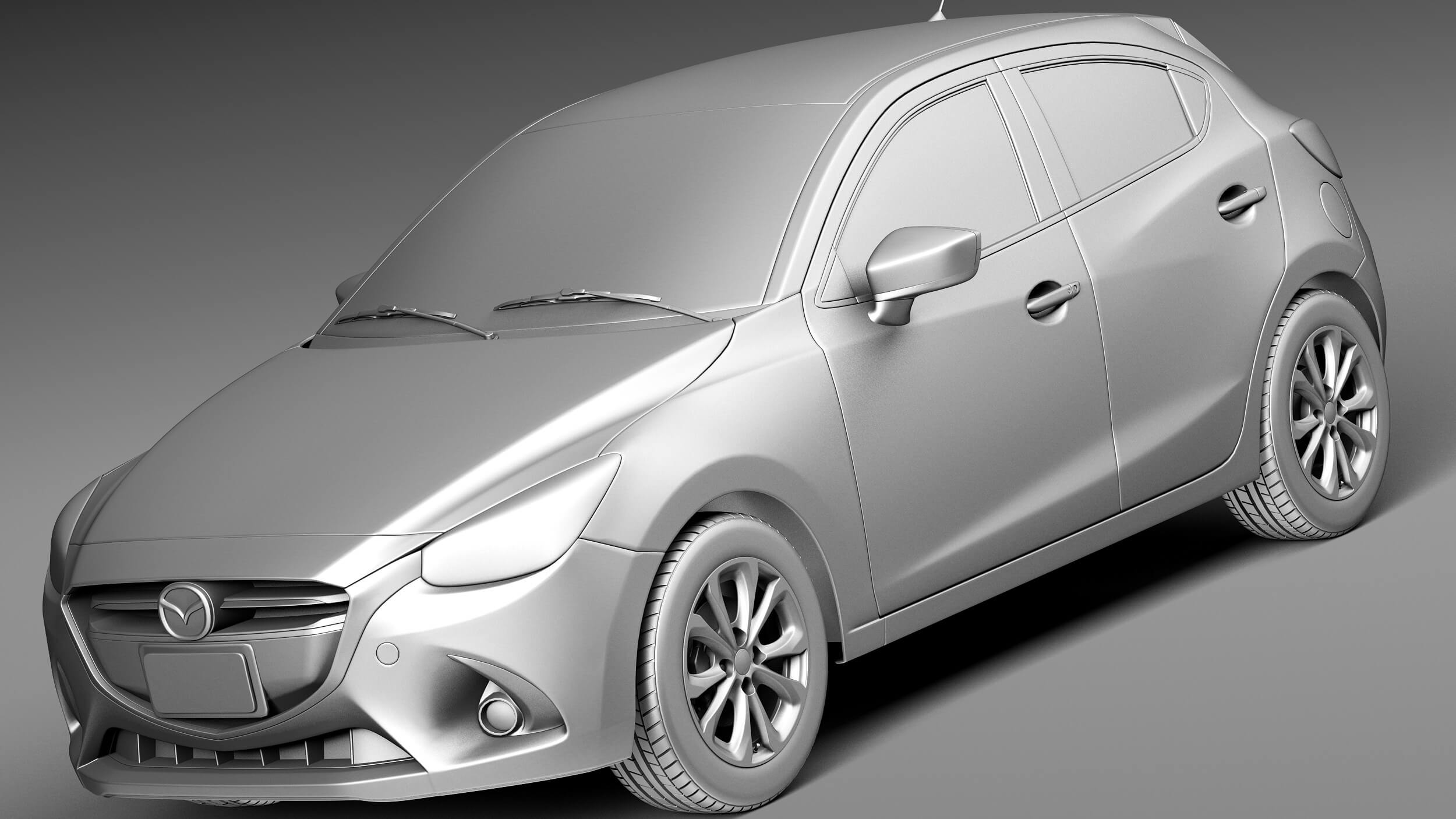 Mazda 2 2015 - 3D Model by SQUIR