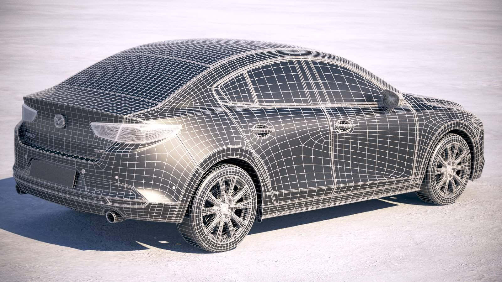 Mazda 3 Sedan 2019 - 3D Model by SQUIR