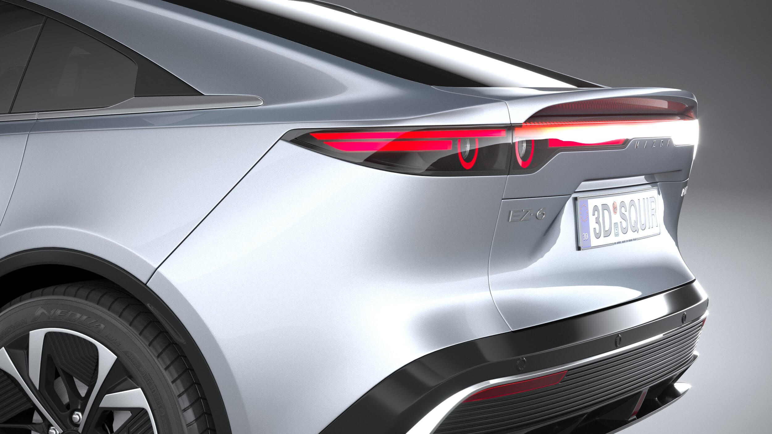 Mazda EZ-6 2025 3D Model by SQUIR