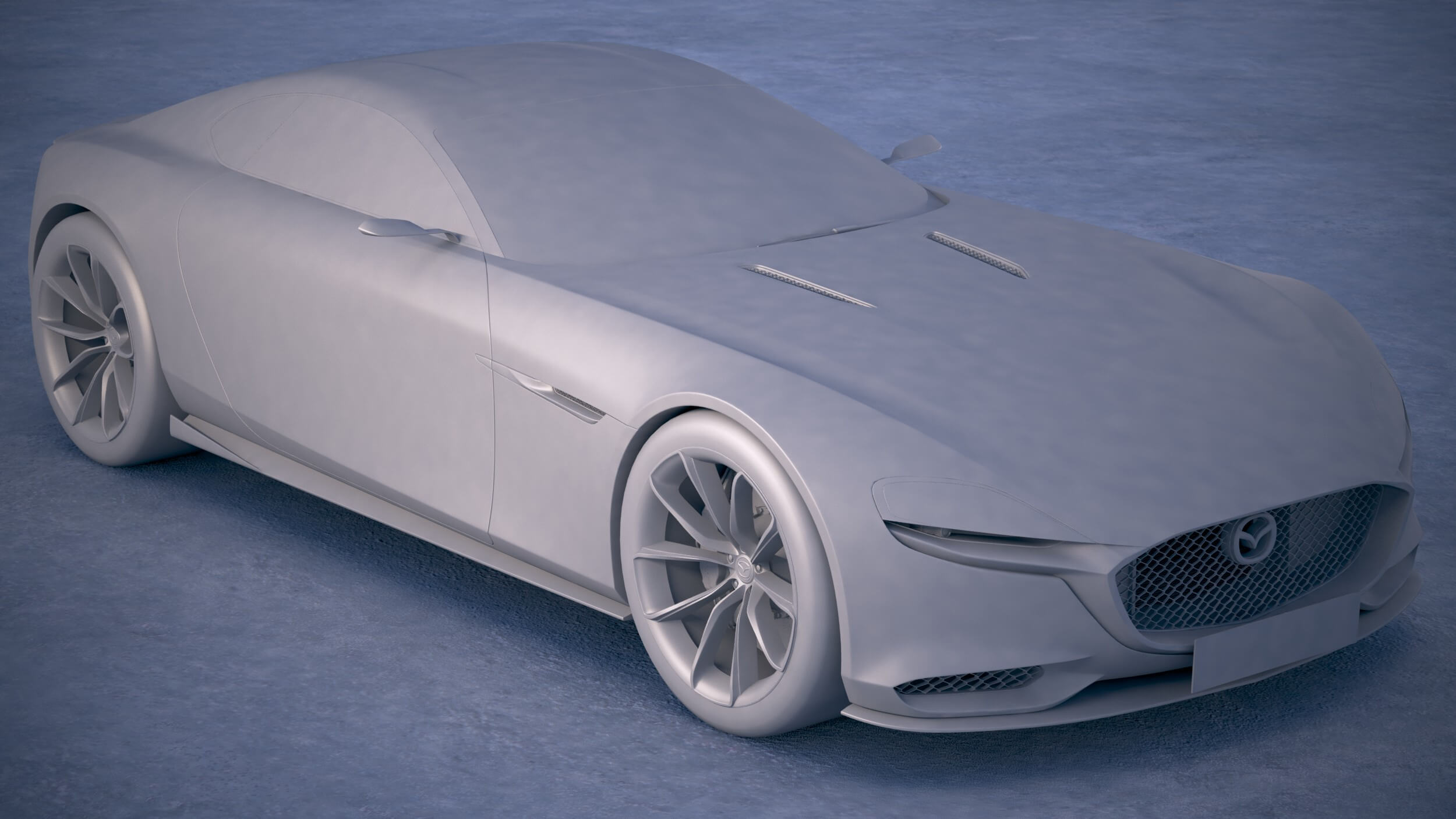 Mazda RX-Vision Concept 2015 3D Model by SQUIR