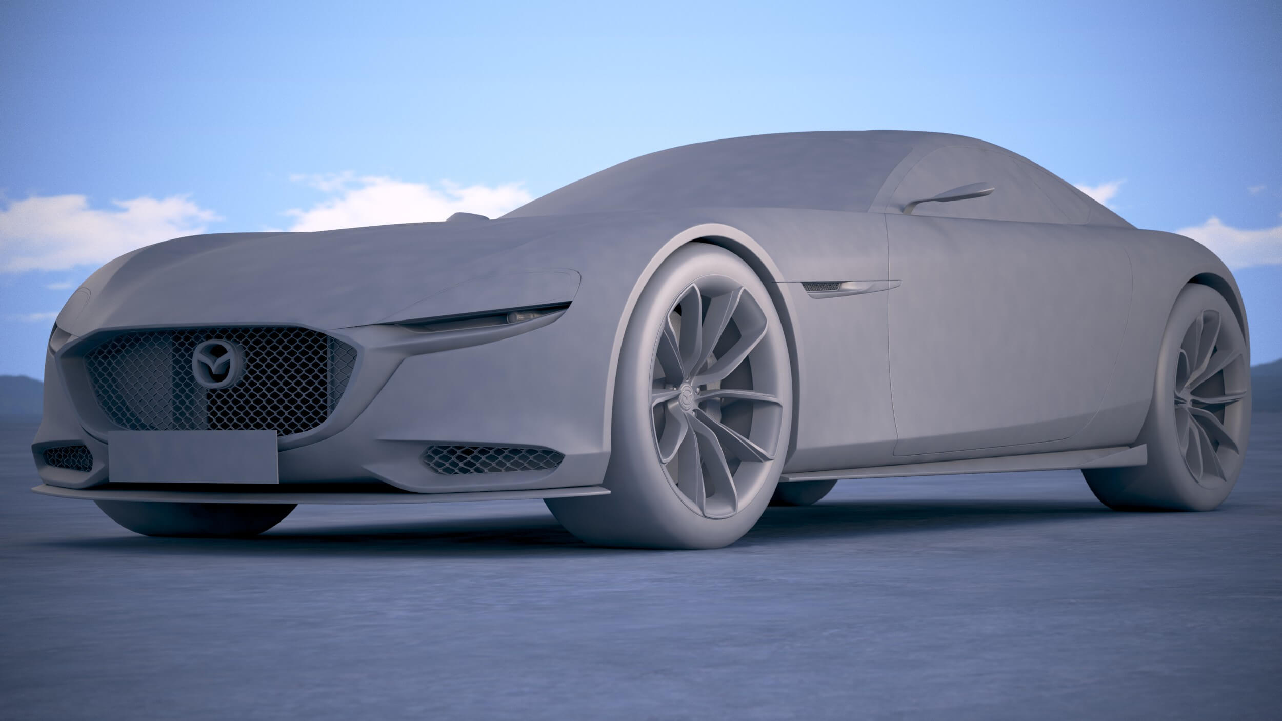 Mazda RX-Vision Concept 2015 3D Model by SQUIR