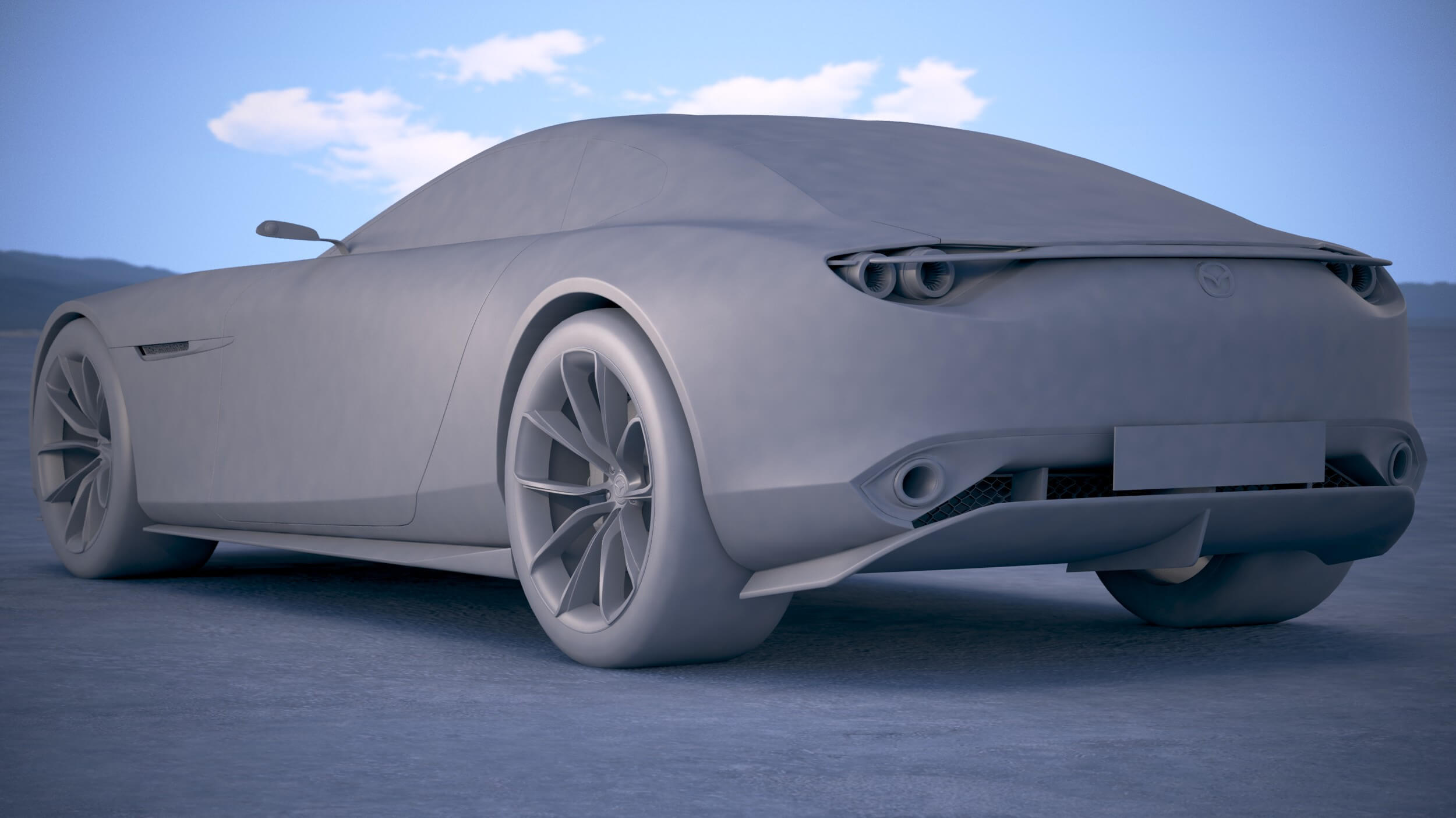 Mazda RX-Vision Concept 2015 3D Model by SQUIR