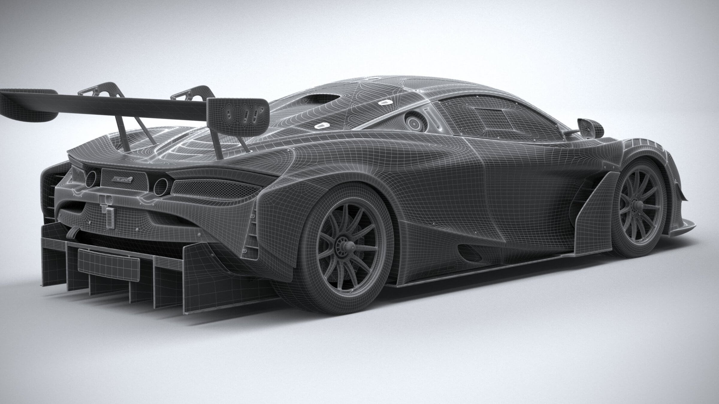 McLaren 720S GT3X 2021 - 3D Model by SQUIR