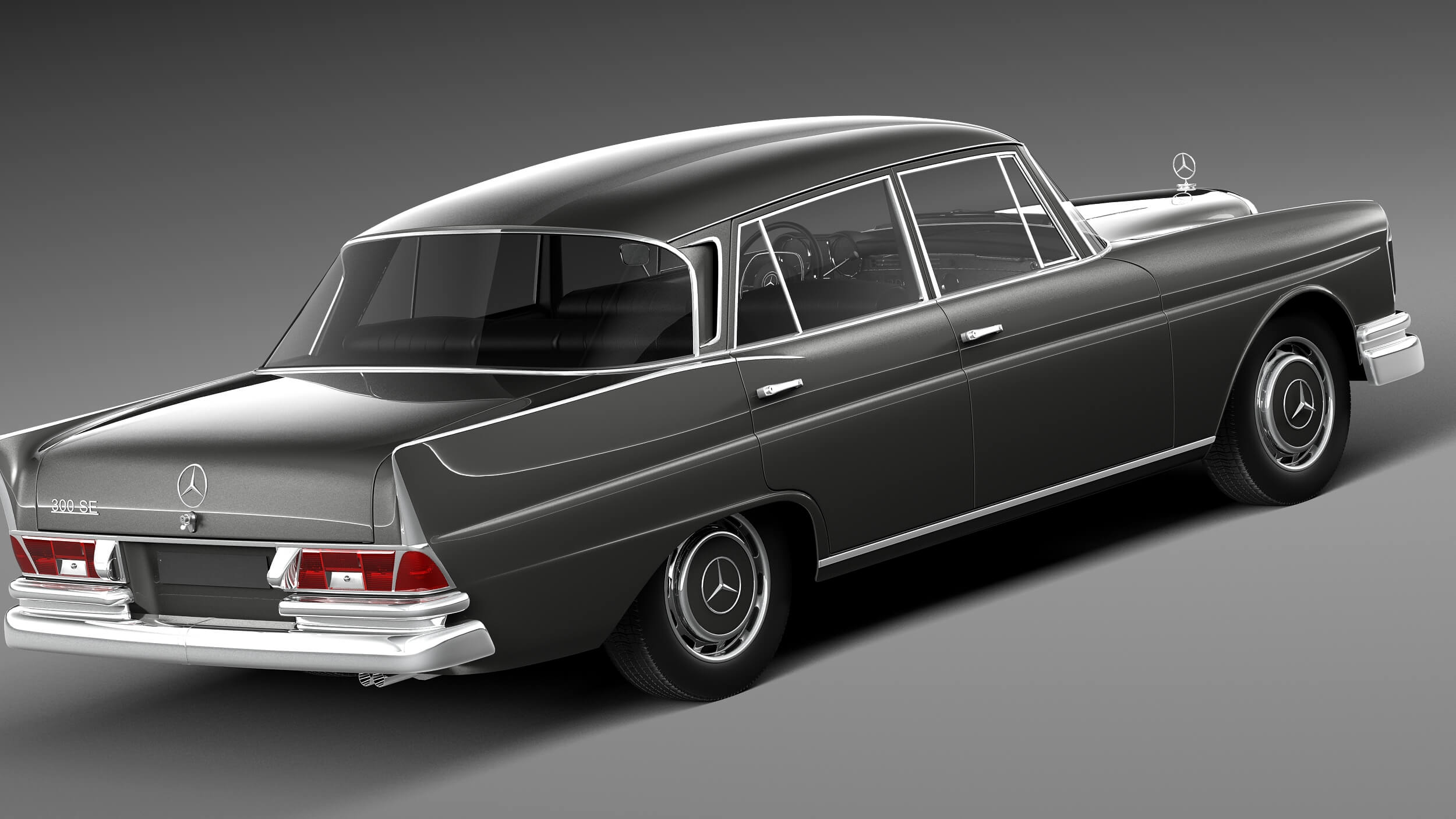 Mercedes-Benz 300SE W112 1961-1965 3D Model by SQUIR