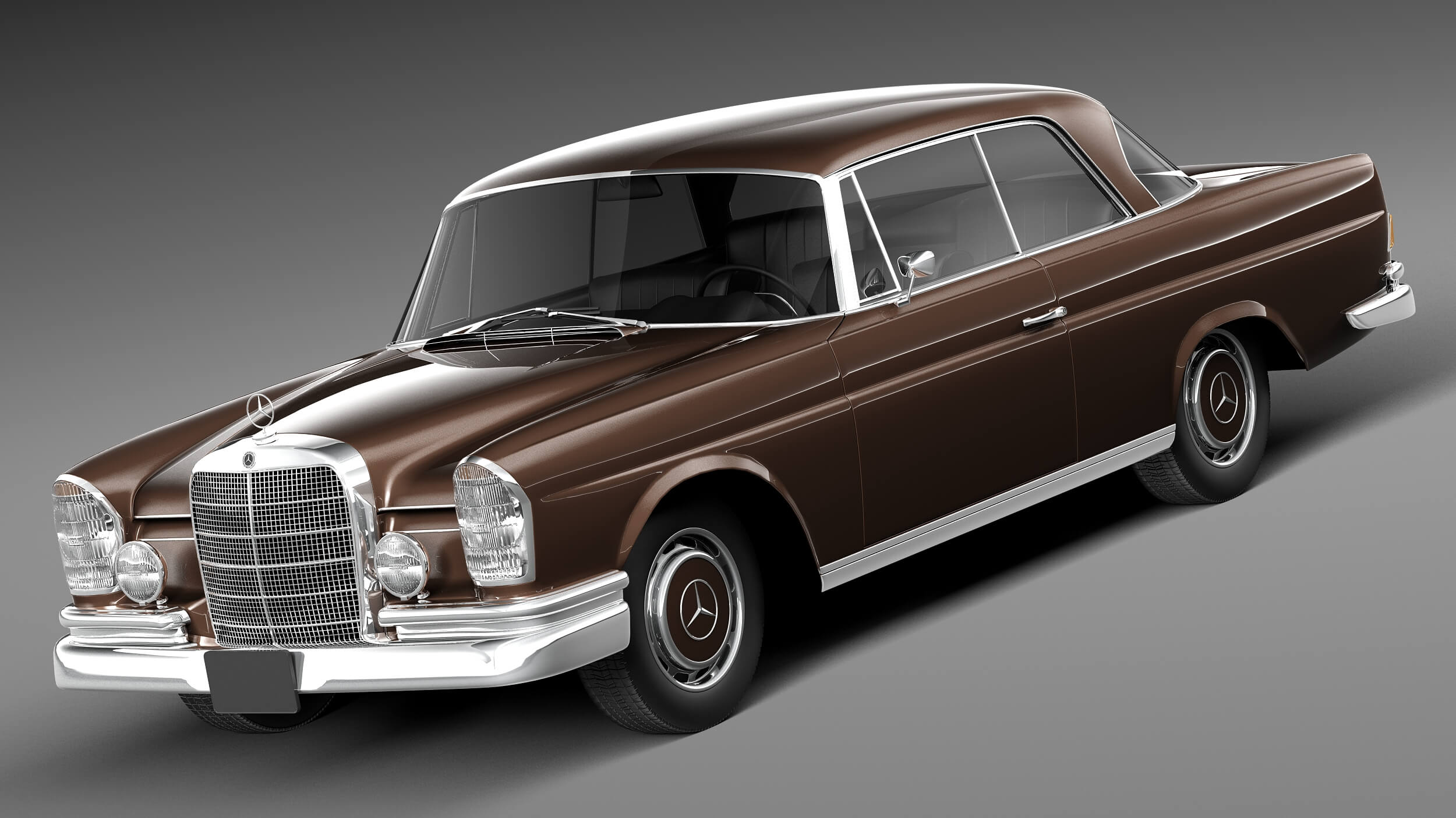 Mercedes-Benz 300SE W112 Coupe 3D Model by SQUIR